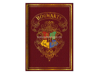 Blue Sky Harry Potter - Casebound A5 Notebook - Red Colorful Crest ( 060198 )