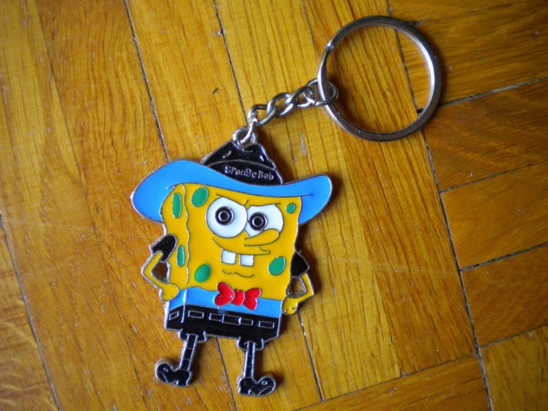 SUNDJER BOB SpongeBob SquarePants, privezak za kljuceve