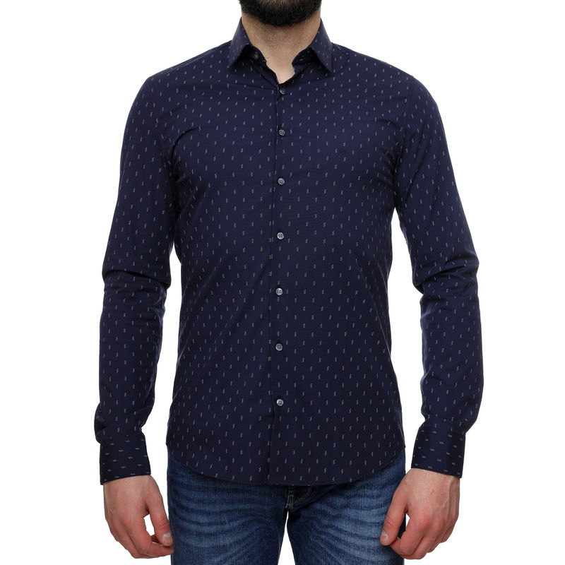 Muška košulja Calvin Klein Poplin Leaf Print Slim Shirt