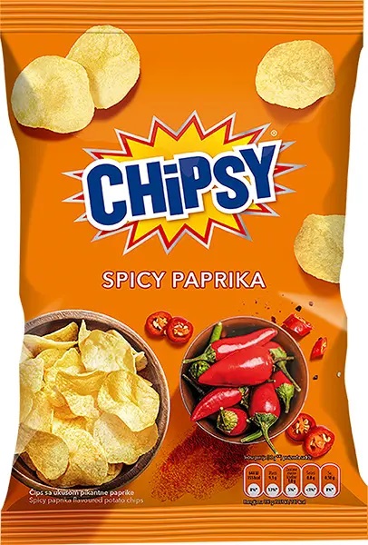 CHIPSY PIKANTNA PAPRIKA 140G