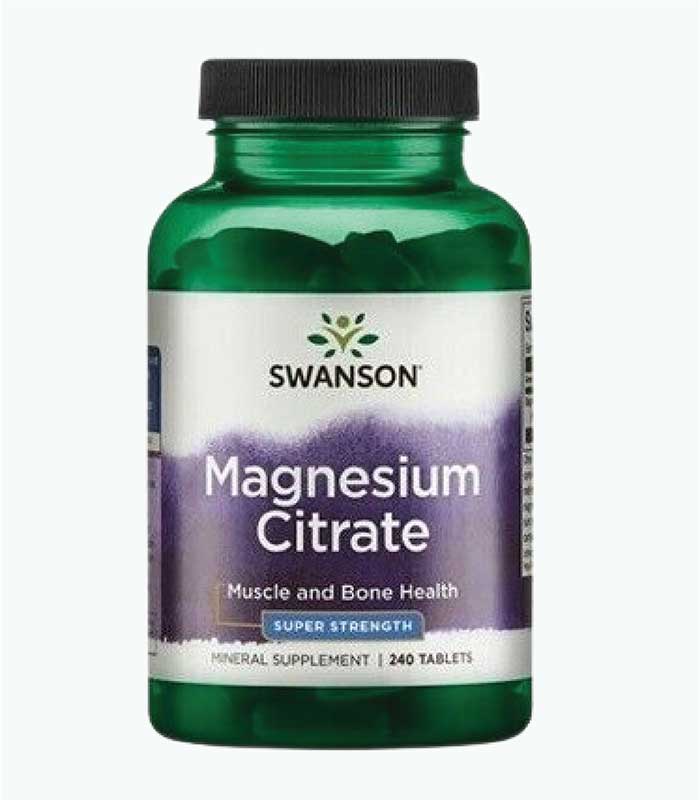 Swanson Magnesium Citrate Muscle and Bone Health