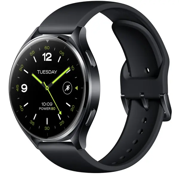 XIAOMI Watch S2 Black Case with Gray TPU Strap