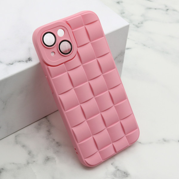 Futrola 3D WALL za iPhone 14 roze