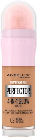 MAYBELLINE NEW YORK
4-in-1 GLOW PERFECTOR INSTANT ANTI AGE - tečni puder 02 MEDIUM, 1 kom