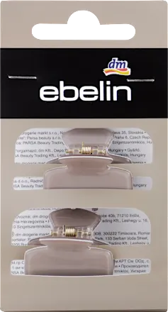 ebelin
Štipaljke za kosu, bež, 2 kom