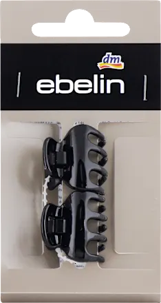ebelin
Štipaljke za kosu male, crne, 2 kom