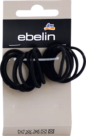 ebelin
Gumice za kosu u crnoj boji, 15 kom