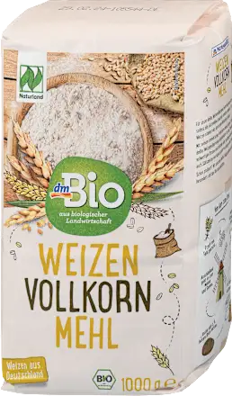 dmBio
Integralno pšenično brašno, 1.000 g