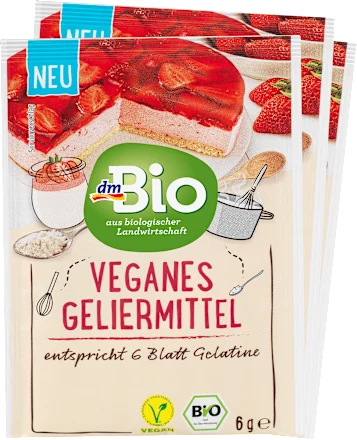 dmBio
Vegansko sredstvo za želiranje namenjeno za hranu, 3x6g, 18 g
