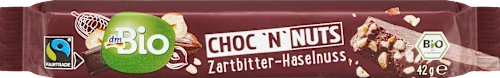 dmBio
Choc 'N' Nuts - Štanglica sa crnom čokoladom i lešnikom, 42 g