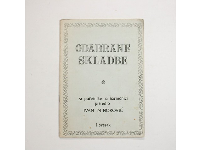 Odabrane skladbe za harmoniku, Ivan Mihoković