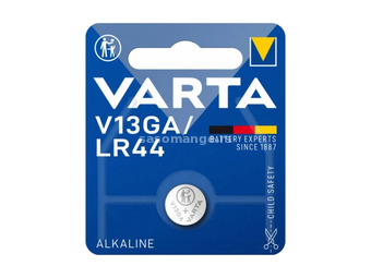 VARTA baterija LR44/V13GA 1,5V, ALKALNA Baterija, Pakovanje 1kom