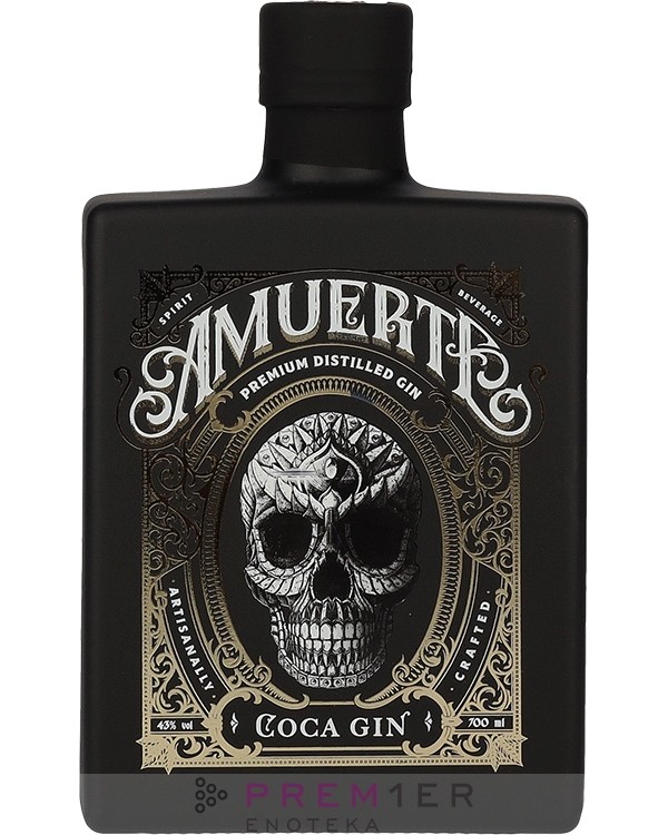 Amuerte Coca Leaf Black Edition Gin 0.70l