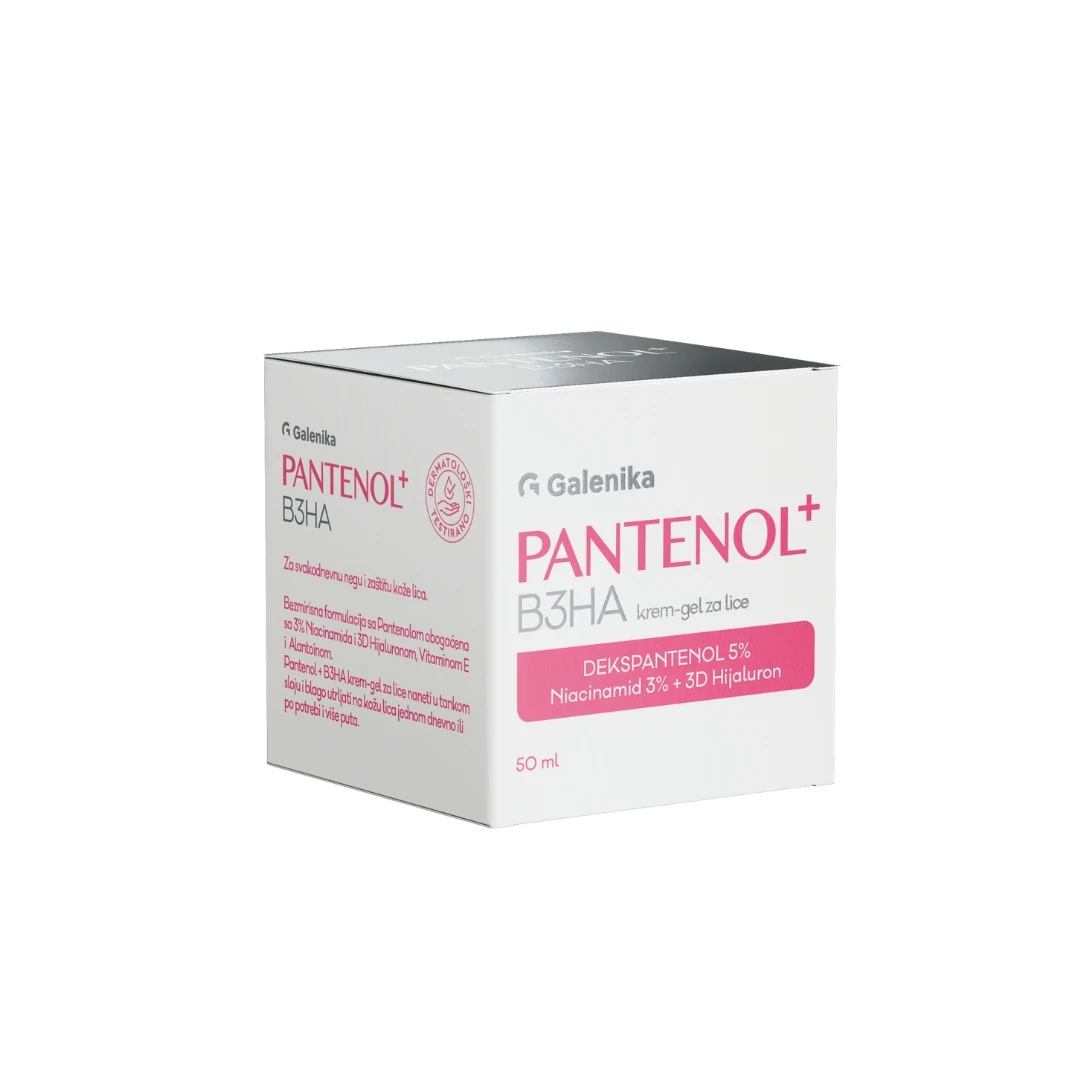 Galenika PANTENOL + B3HA Krem-Gel za Lice 50 mL