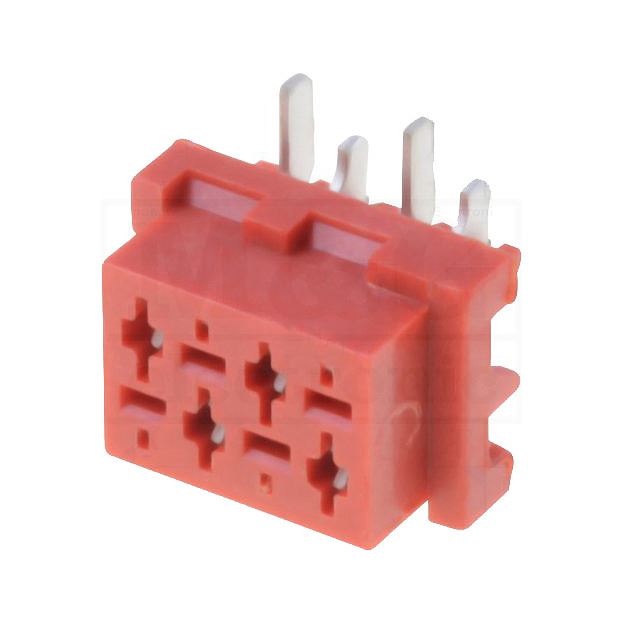 KONEKTOR MIKRO PRINT ŽENSKI 4 PINA 90°