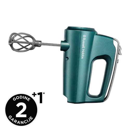 Russell Hobbs 25891-56 Swirl Turquoise Ručni mikser sa 5 nastavaka i kutijom za odlaganje