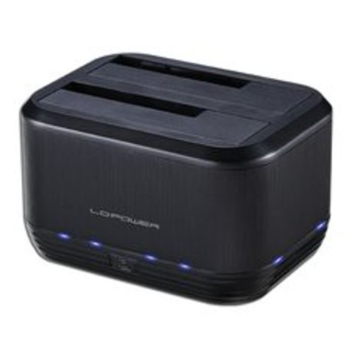 LC power HDD DOCKING LC-DOCK-U3-III USB3.0 2x2.5/3.5" HDD/SSD Black