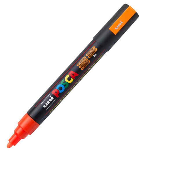 UNI Akrilni Marker POSCA 1.8-2.5mm (PC-5M Fluo narandžasta)
