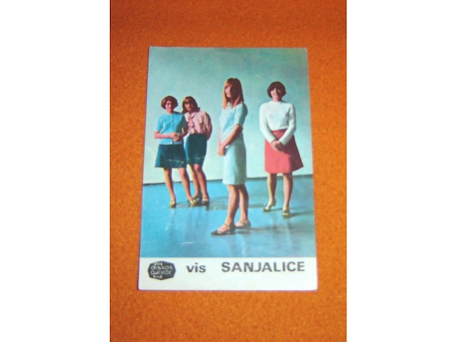 VIS Sanjalice (Diskos) - reklamna razglednica 1967