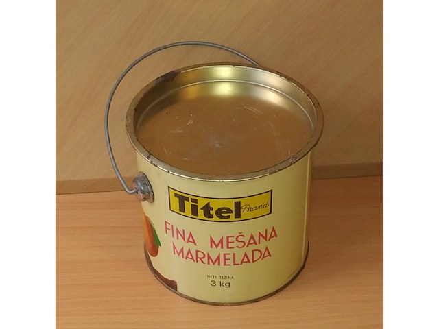 TITEL MARMELADA 3kg STARA LIMENA KUTIJA