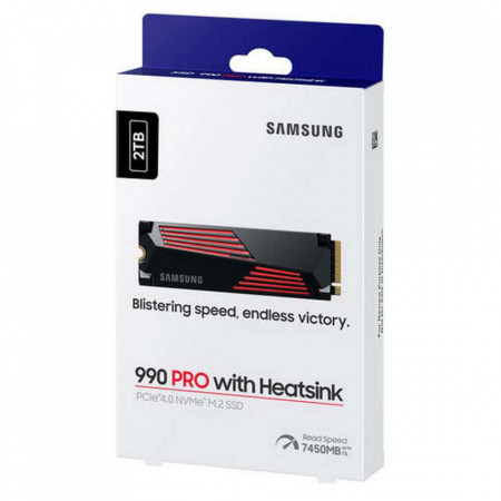 SSD 2TB Samsung 990 PRO, MZ-V9P2T0GW, 7450/6900 MB/s, NVMe, Gen4