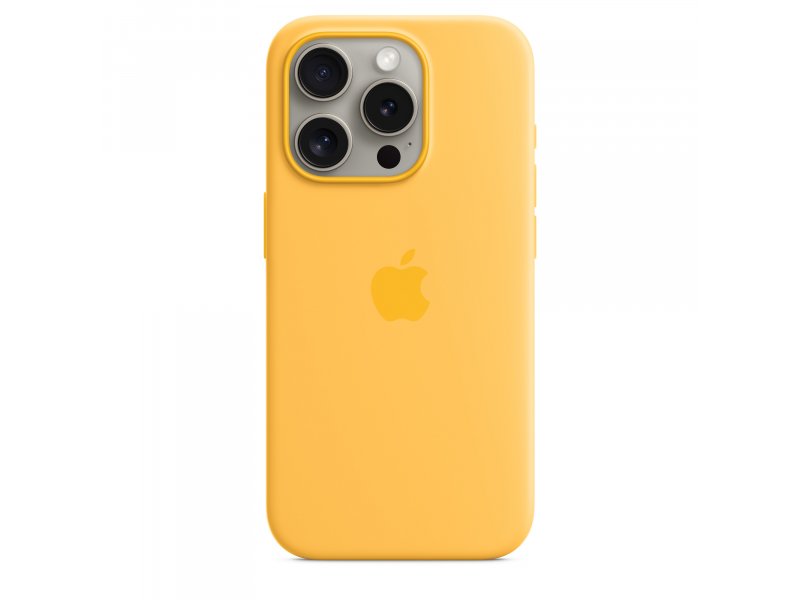 APPLE IPHONE 15 PRO SILICONE CASE WITH MAGSAFE – SUNSHINE ( MWNK3ZM/A )