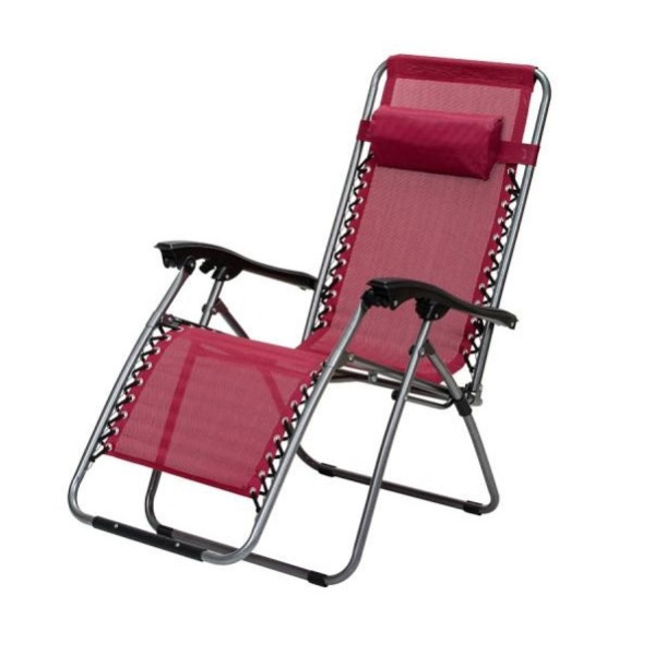 Messina podešavajuća stolica sa jastukom metalna crvena