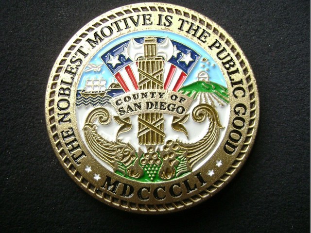 Coin County of San Diego OEC