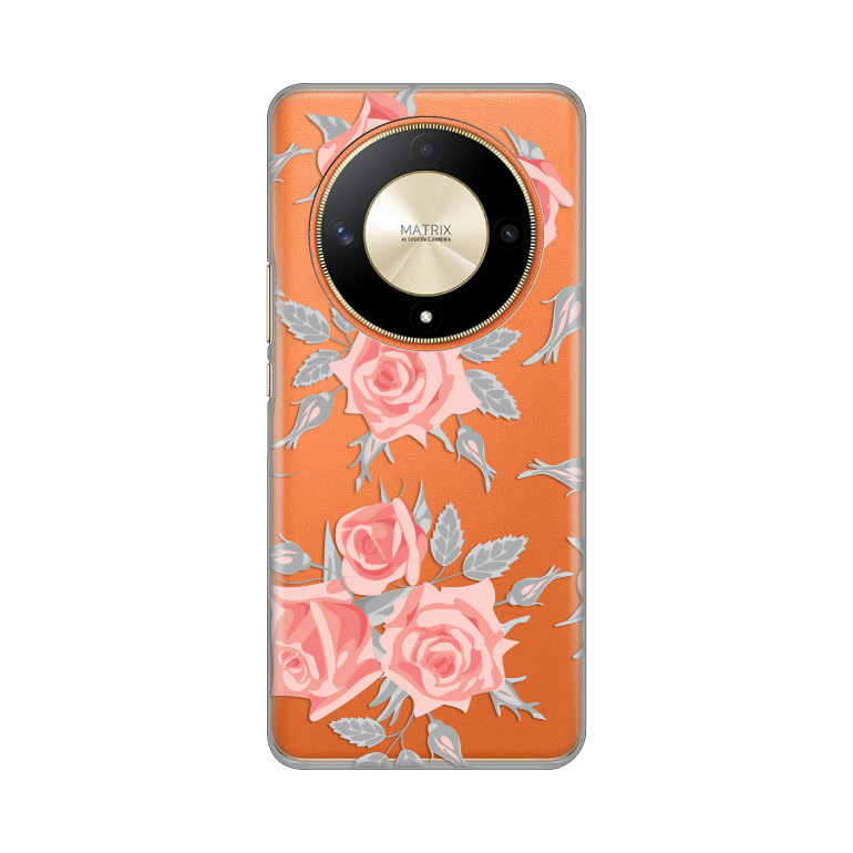 Maska Silikonska Print Skin za Honor Magic 6 Lite Elegant Roses