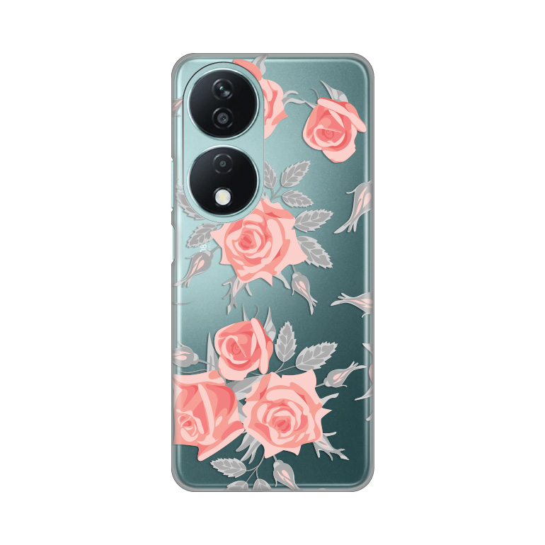 Maska Silikonska Print Skin za Honor X7b Elegant Roses