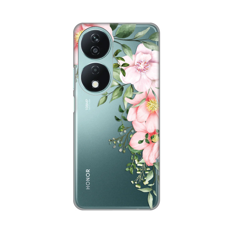 Maska Silikonska Print Skin za Honor X7b Gentle Rose Pattern