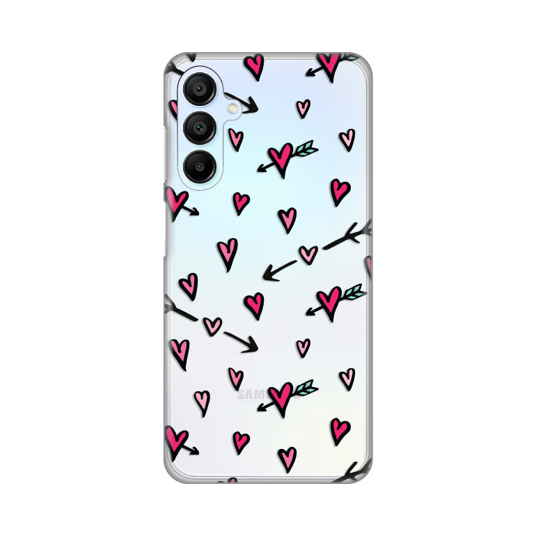 Maska Silikonska Print Skin za Samsung A156B Galaxy A15 5G Heart Pattern