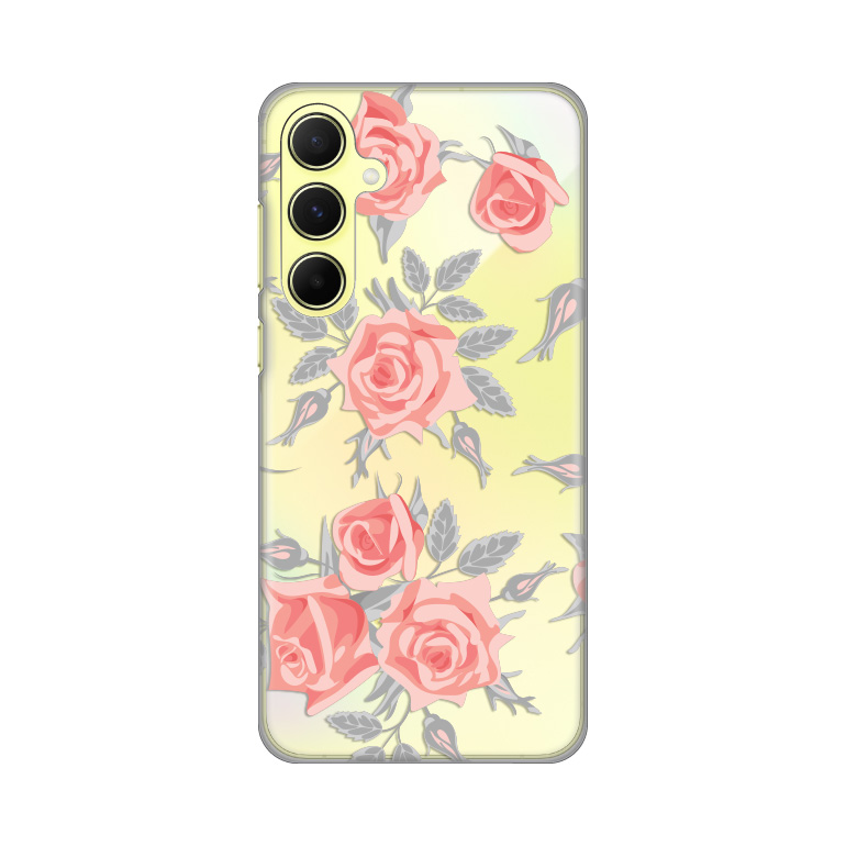 Maska Silikonska Print Skin za Samsung A556B Galaxy A55 5G Elegant Roses