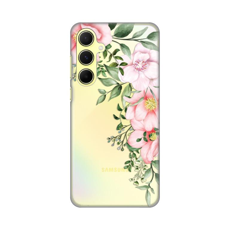 Maska Silikonska Print Skin za Samsung A556B Galaxy A55 5G Gentle Rose Pattern