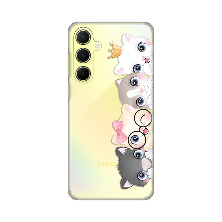 Maska Silikonska Print Skin za Samsung A556B Galaxy A55 5G Cats