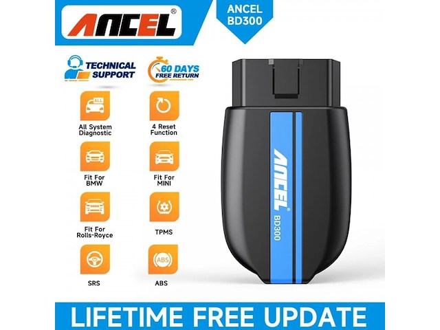 ANCEL BD300 Bluetooth OBD2 za BMW grupu, Mini, Rolls Ro