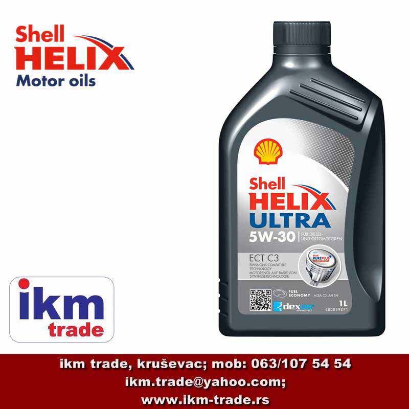 SHELL HELIX ULTRA ECT C3 5W30 1L