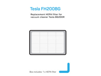 Hepa filter TESLA FH200BG za usisivač BG200R