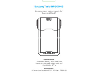 Batterry pack TESLA HS500GF/Baterije za usisivač