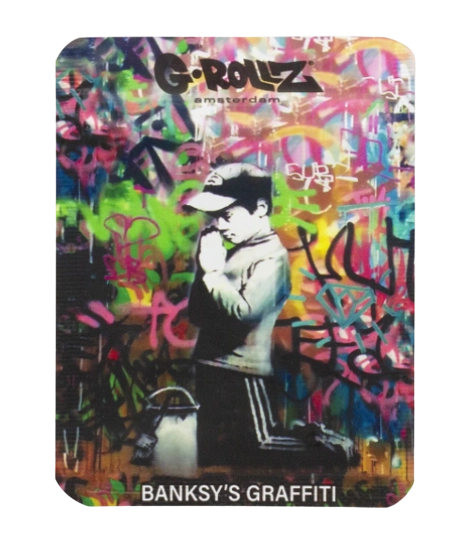 ZIP G-ROLLZ |Banksy’s ‘Torch Boy’ Smellproof Bags – 10pcs – 65x85mm