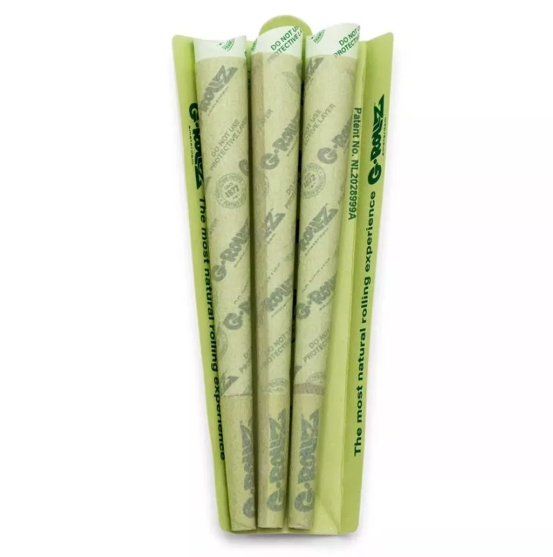 G-ROLLZ | Pets Rock – Org. Green Hemp – 3 KS Cones