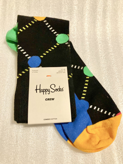 Happy Socks novo original 86% pamuk