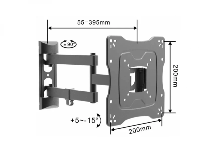 Nosač za TV Linkom 17-42/200x200/30kg/zglobni