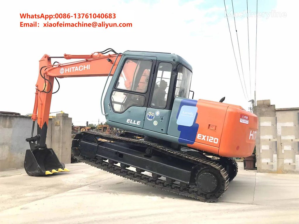 Hitachi EX120 bager guseničar