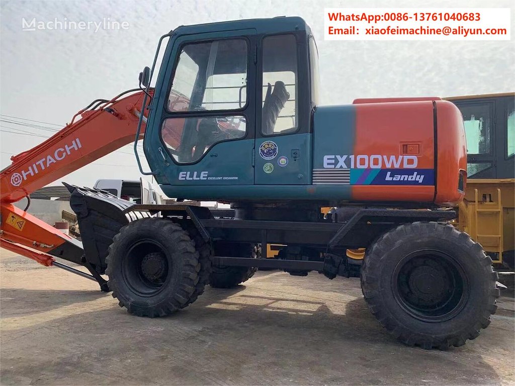 Hitachi EX100WD bager točkaš