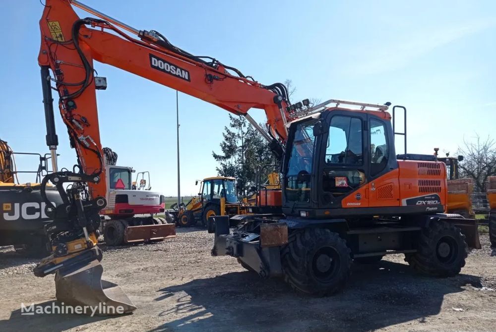 Doosan DX160W-5 +ROTATOR bager točkaš