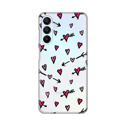 Silikonska futrola - maska print Skin za Samsung A156 Galaxy A15 5G Heart Pattern