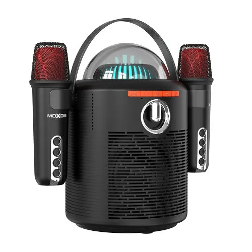Zvucnik Bluetooth Moxom MX-SK66 sa dva mikrofona crni (MS)