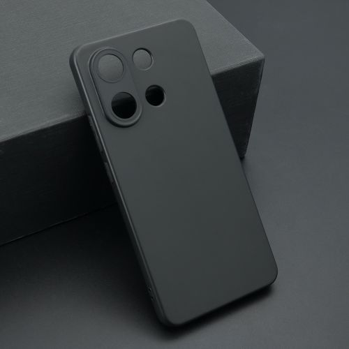 Futrola - maska ultra tanki KOLOR za Xiaomi Redmi Note 13 4G crna (MS)