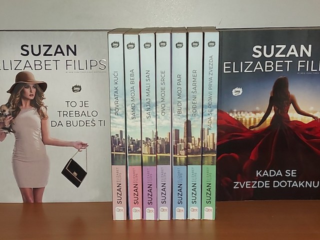 ČIKAGO STARS - Suzan Elizabet Filips - komplet 9 knjiga